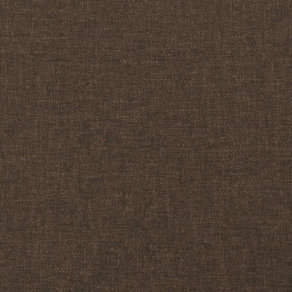 Box spring postel s matrací tmavě hnědá 120x190 cm textil 3269686