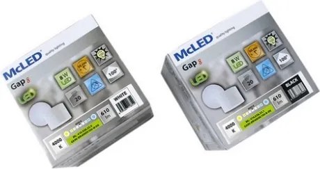 LED svítidlo McLED GAP 8 bílá 8W 4000K neutrální bílá ML-416.038.33.0