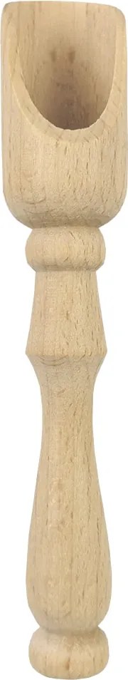 AMADEA Dřevěná lopatka na koření, masivní dřevo,velikost 14 cm