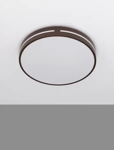 Moderní stropní svítidlo Wheel hnědé