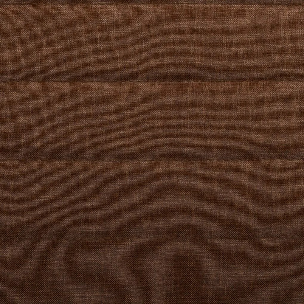 Jídelní židle 6 ks hnědé textil 275334