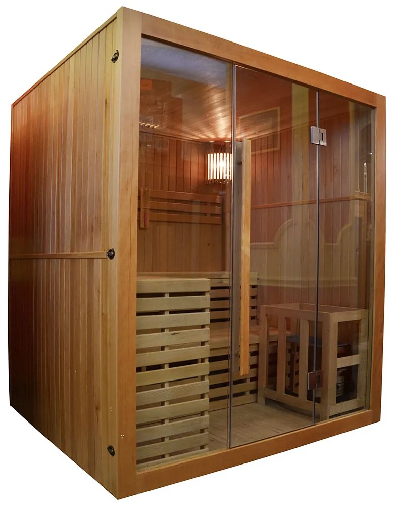 M-SPA - Suchá sauna s kamny 200 x 180 x 200 cm