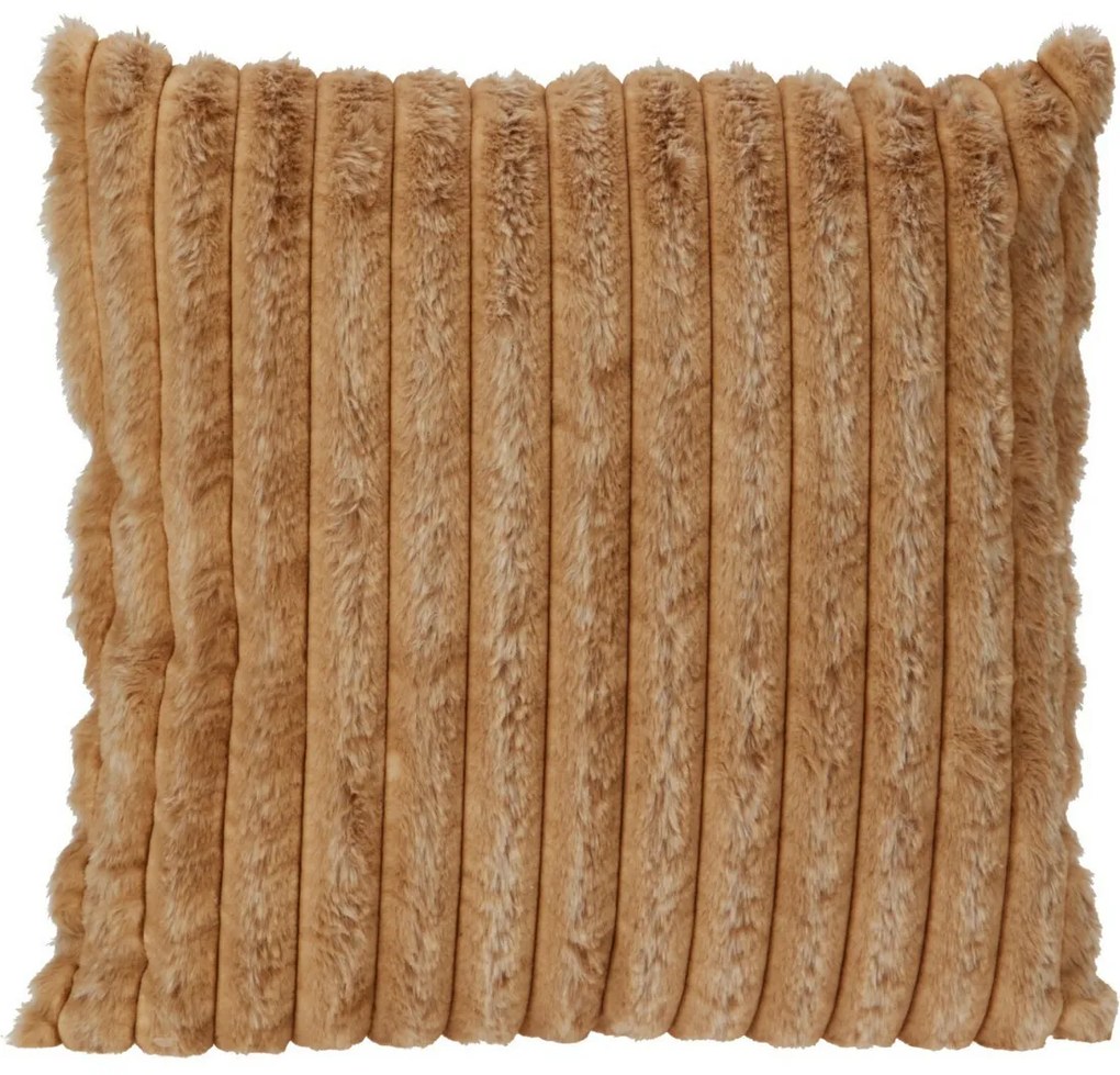 Polštářek Stripes sv. hnědá, 45 x 45 cm