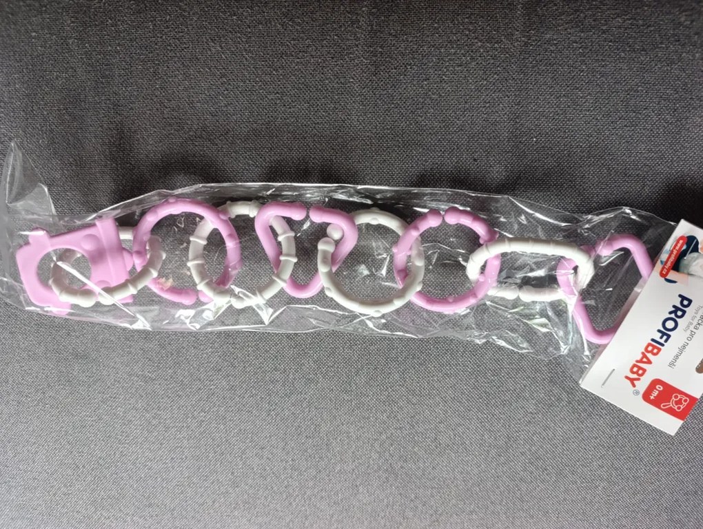 Profibaby Řetěz na kočárek 8 ks barevná