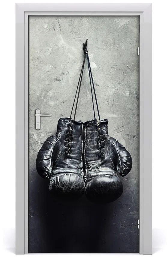 Fototapeta samolepící dveře boxerské rukavice 85x205 cm