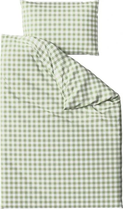 Bavlněné povlečení NORDIC CHECK zelené, zip Rozměr povlečení: 70 x 90 cm | 140 x 200 cm