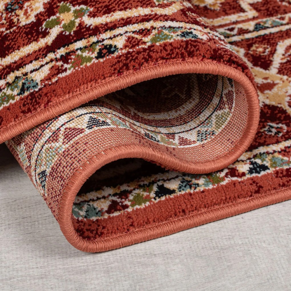 Flair Rugs, Kusový koberec Sincerity Royale Gillingham Red, 80x150, červená, ložnice