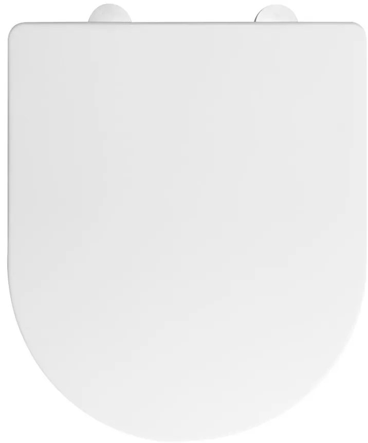 Aqualine Aqualine, VERMET WC sedátko, Soft Close, bílá, VRS008