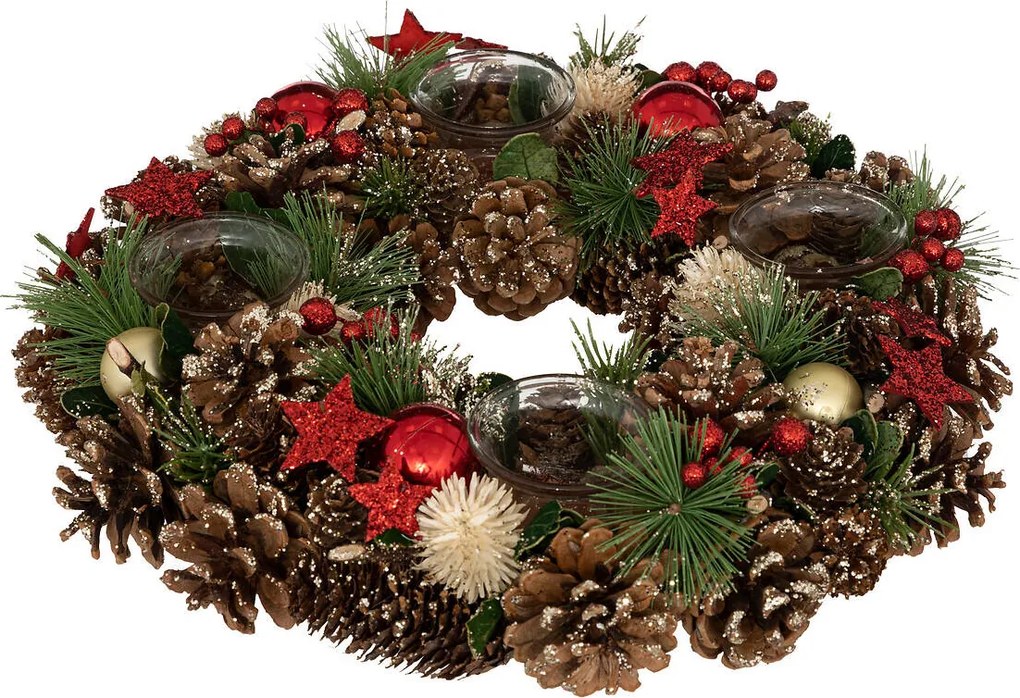 Adventní věnec, svícen na 4 svíčky, Ø 34 cm