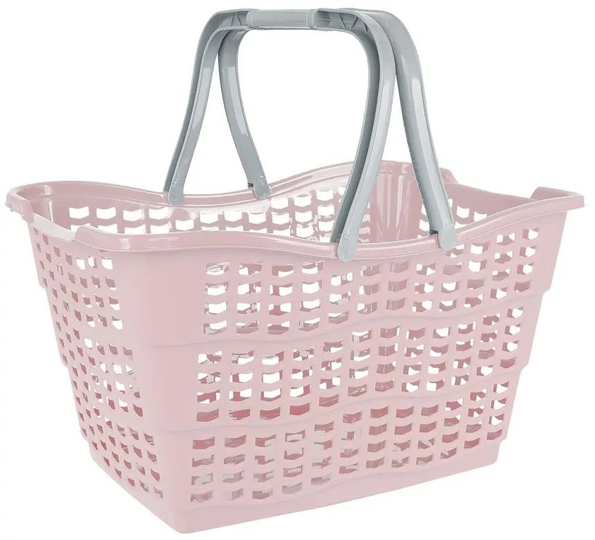 Nákupní košík 15l nordic pink 40x29x22,5 15l