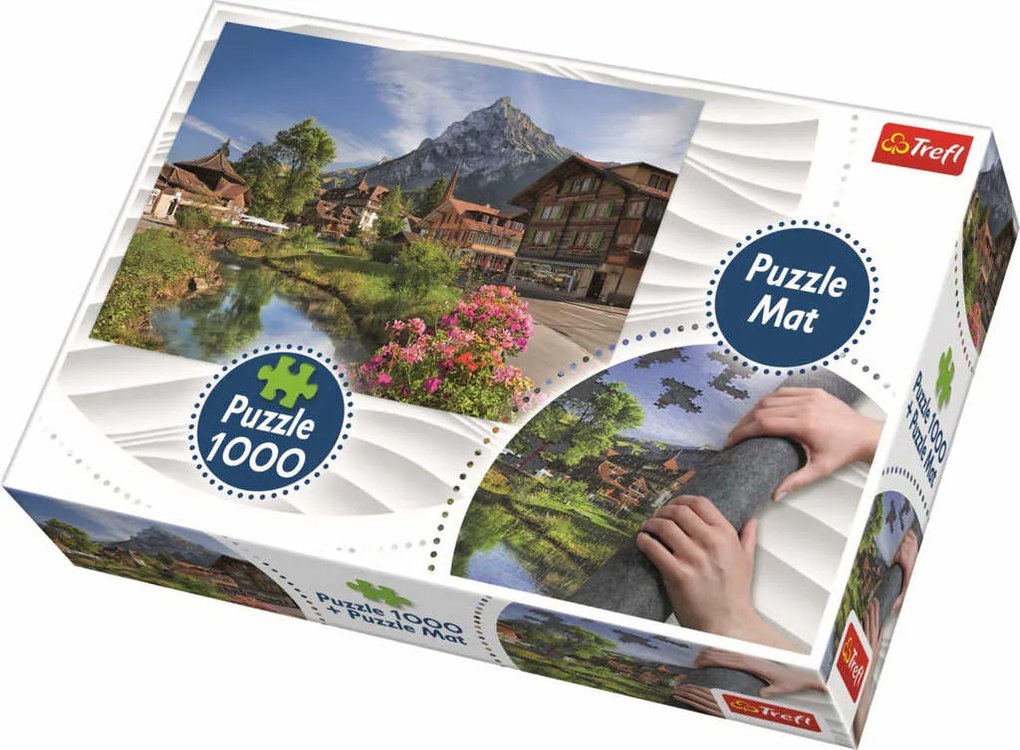 TREFL PUZZLE Alpy foto 68x48cm 1000 dílků skládačka s rolovací podložkou tr90724