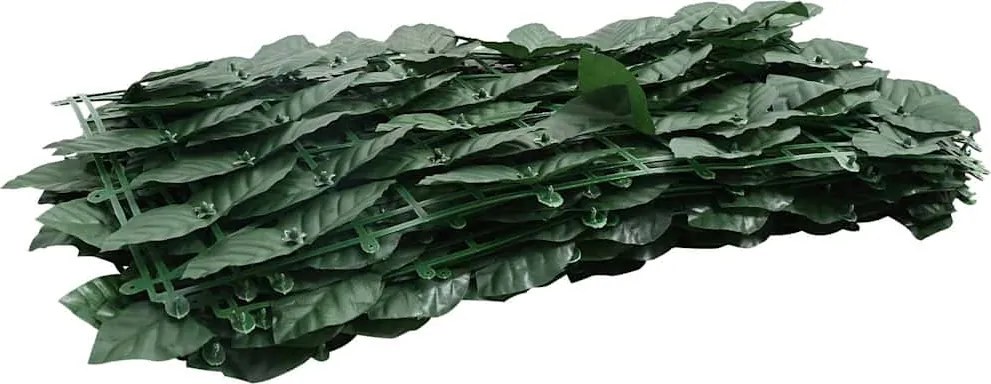 Balkónová zástěna s tmavě zelenými listy 400 x 150 cm 315492