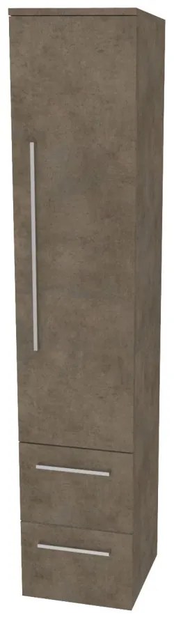 Mereo Mereo, Bino, koupelnová skříňka vysoká 163 cm, pravá, Multidecor, CN698BCS2