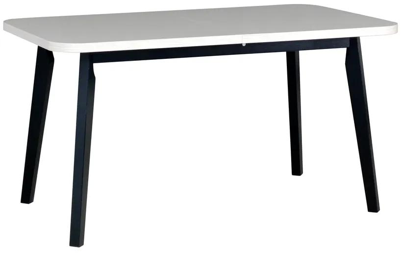 stoly/jidelni-stul-oslo-6 deska stolu bílá, nohy stolu grafit