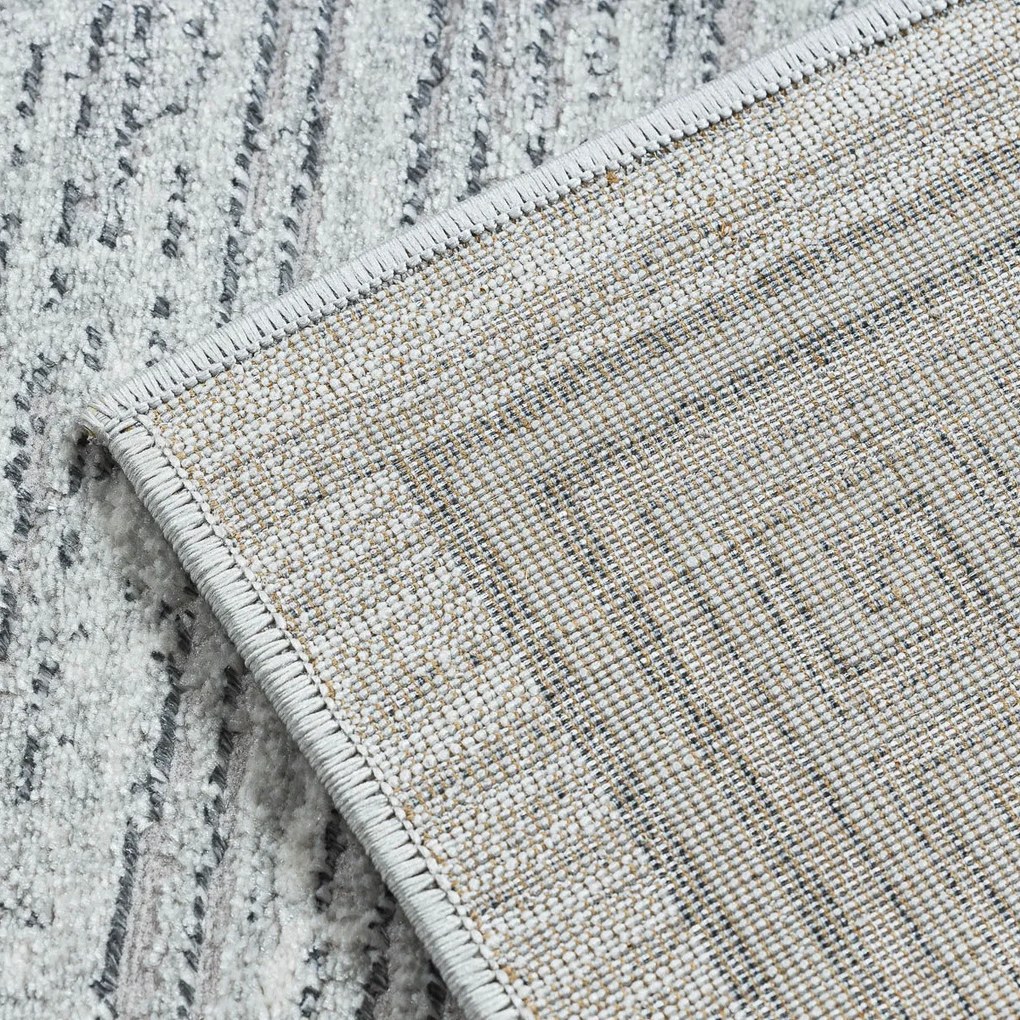 Dywany Łuszczów, Kusový koberec Allure 8783 l.grey/white, 80x150, šedá, kancelář