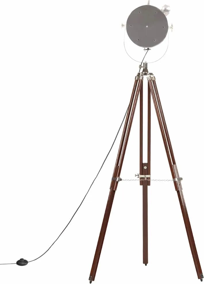 Stojací lampa na stativu masivní mangovníkové dřevo 180 cm 286203