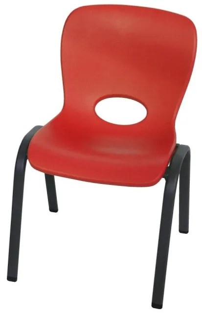 Dětská židle HDPE Dekorhome Zelená