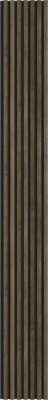Mexen Lam-F, akustické stěnové lamely 275 × 31,5 cm, filc 6 mm, dub espresso, S105-275317-2812-065