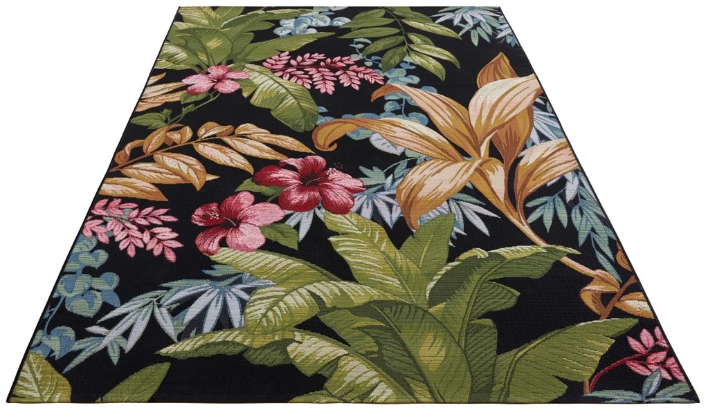 Hanse Home Collection koberce Kusový koberec Flair 105620 Tropical Flowers Multicolored – na ven i na doma - 120x180 cm