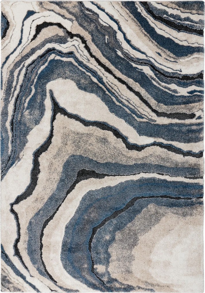 Kusový koberec My Bologna 461 Blue, 200x290, modrá, chodba / predsieň, Obsession