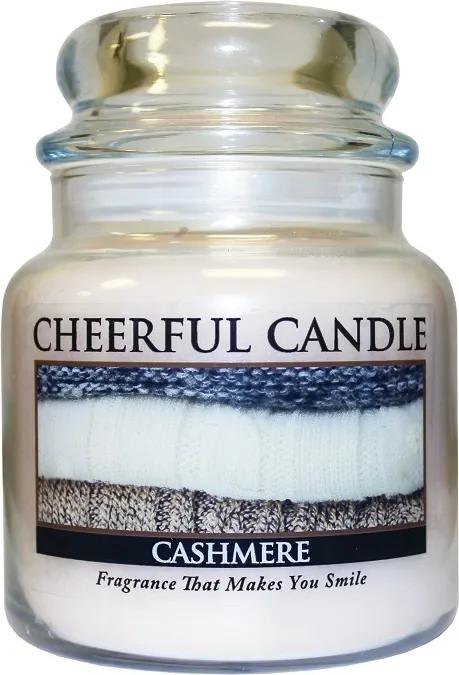 Cheerful Candle Vonná svíčka ve skle Kašmír - Cashmere, 16oz