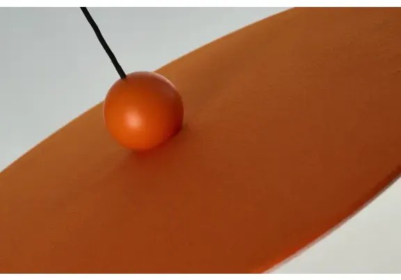 Designový lustr Freya oranžová