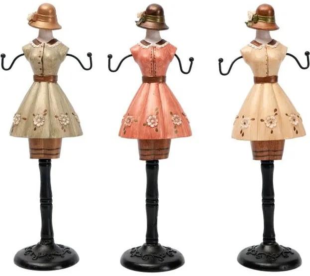 Sada 3 dekorativních figurek Antic Line Ladies