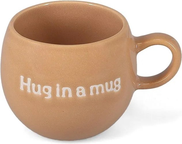 Hnědý kameninový hrnek 420 ml Muggies – Salt&Pepper