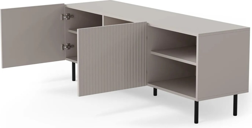 TV stolek Paxos 150 cm kašmír/černý