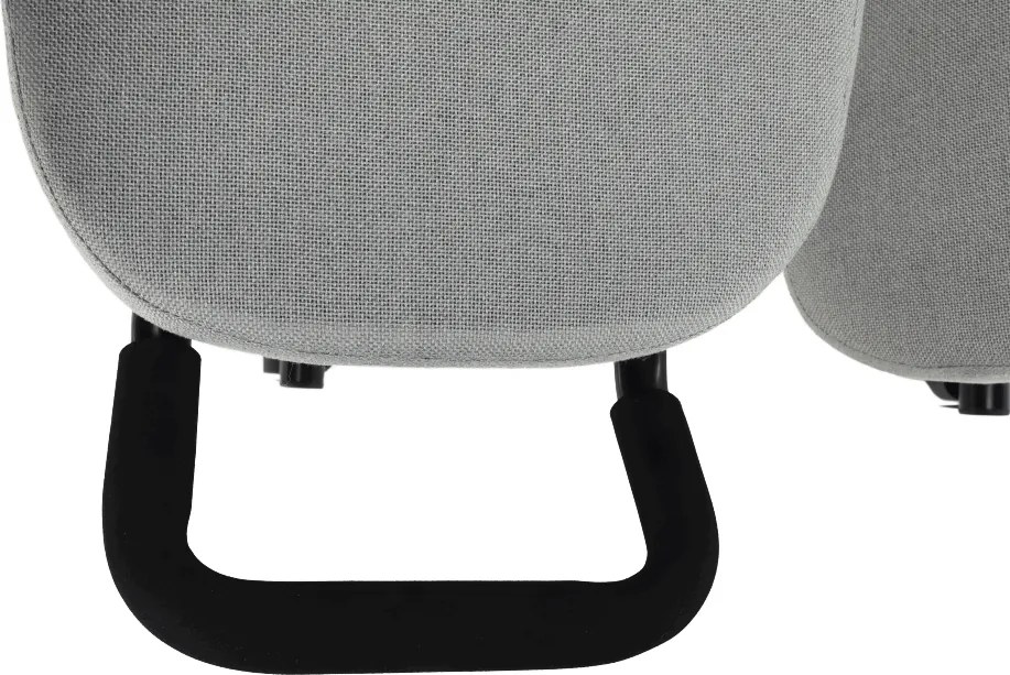 Ergonomická kľakačka, šedohnědá taupe / černá, RUFUS