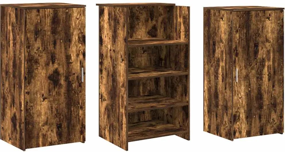 Recepční stůl kouřový dub 155x50x103,5 cm kompozitní dřevo 3324200