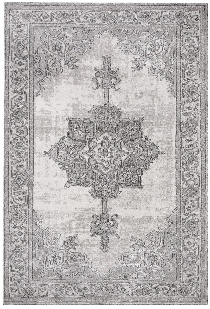Nouristan - Hanse Home koberce Kusový koberec Provence 104626 Silver/Cream - 200x290 cm