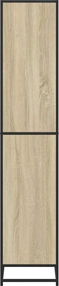 Knihovna dub sonoma 80,5 x 35 x 170,5 cm kompozitní dřevo 3300856