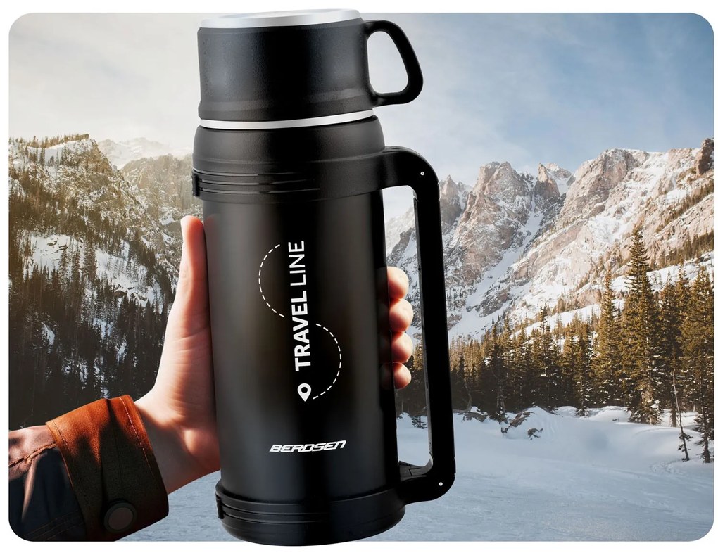 Berdsen Vakuová termoska 1500 ml BD-781 černá