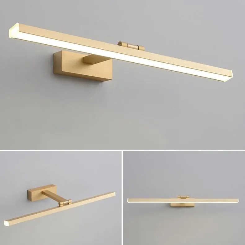 Toolight Nástěnné svítidlo 60cm APP834-1W - zlaté
