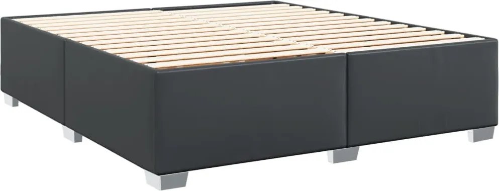 Rám postele černá 180 x 200 cm umělá kůže 3284568