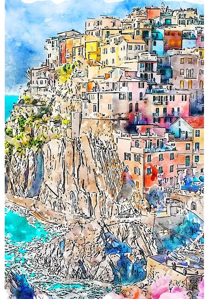 Obraz 40x60 cm Manarola – Fedkolor