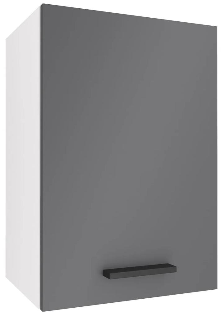 Kuchyňská skříňka Belini horní 40 cm šedý mat  TOR SG40/2/WT/SR/0/B1