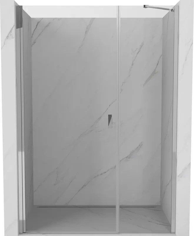 Mexen Mist-B, 1-křídlé sprchové dveře 115 cm, čiré sklo, chromový profil, 8A2-115-001-01-00