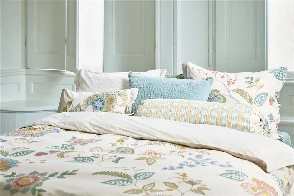 Pip Studio perkálové povlečení Buenas Tardes bílé 140x200 + 70x90 cm (Kvalitní perkálové povlečení na jednolůžko v dárkovém boxu)