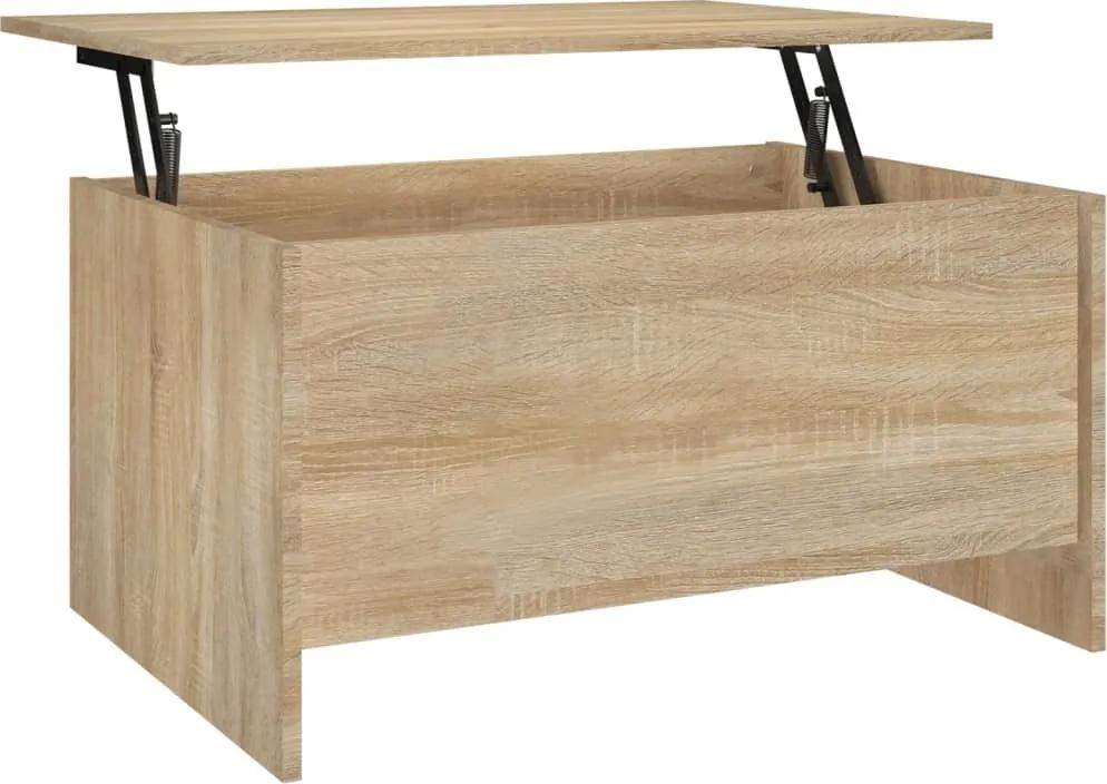 vidaXL Konferenční stolek 80x55,5x41,5 cm kompozitní dřevo [809677] Barva: dub sonoma