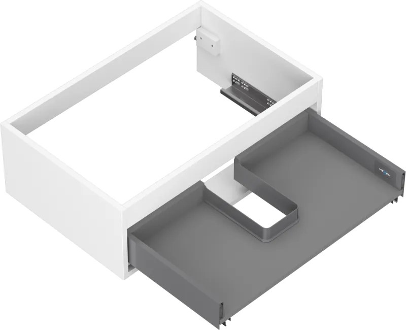 Mexen Box-A, závěsná skříňka 70 cm, 1 zásuvka, bílá matná, 91AX0-0700-235-1-01