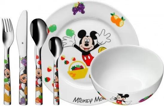 Příbory a nádobí pro děti Mickey Mouse 6 ks