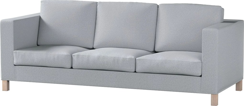 Potah na pohovku IKEA Karlanda 3-místná nerozkládací, krátký barva šedá látka pletený vzor