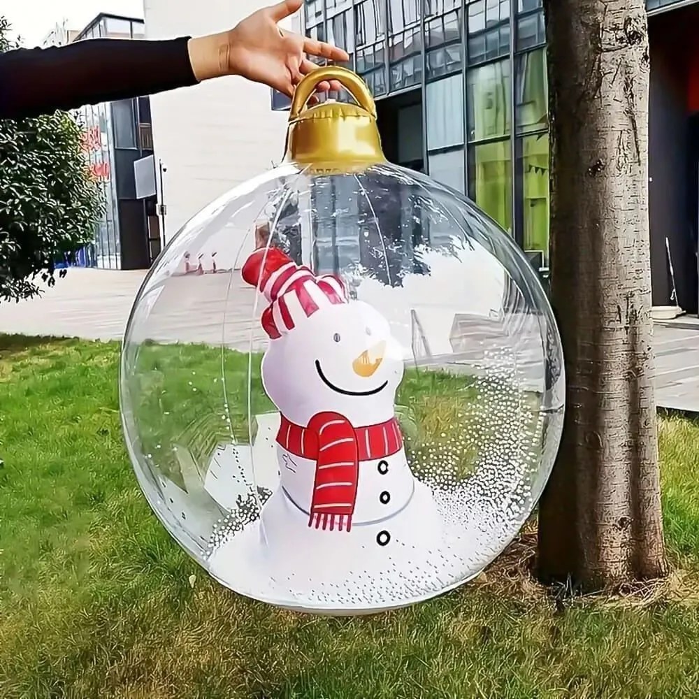Alegría en Casa Nafukovací vánoční koule - sněhulák