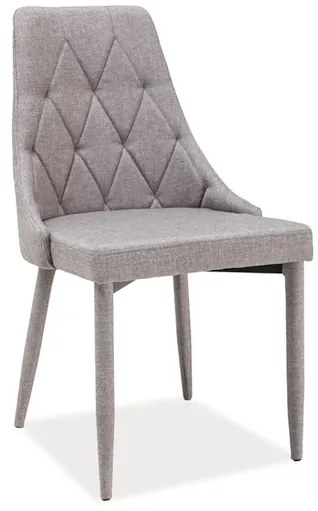 Židle TRIX šedý materiál