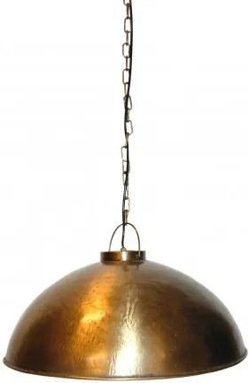 Industrial style, Závěsná mosazná lampa 30 x52 cm (623)