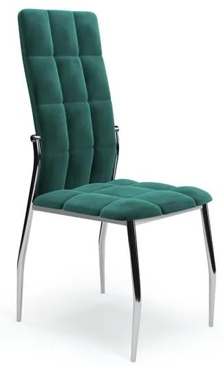 Jídelní židle SAGAL – samet, více barev Modrá
