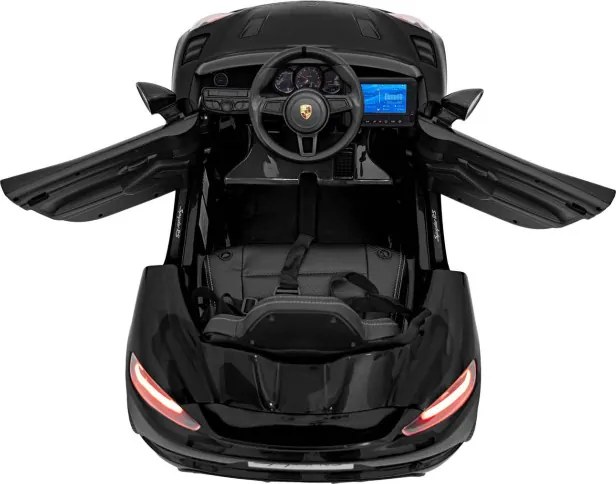 Elektrické autíčko Porsche Spyder RS 718 MP4 černé