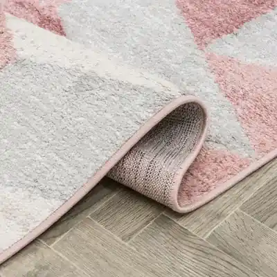Růžovo-šedý koberec do obývacího pokoje MILANO 120x170 cm | BIANO